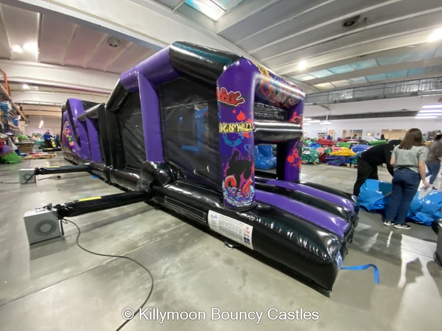 50ft Graffiti Assault Course - Bouncy Castle Hire, Hot Tub Hire and ...